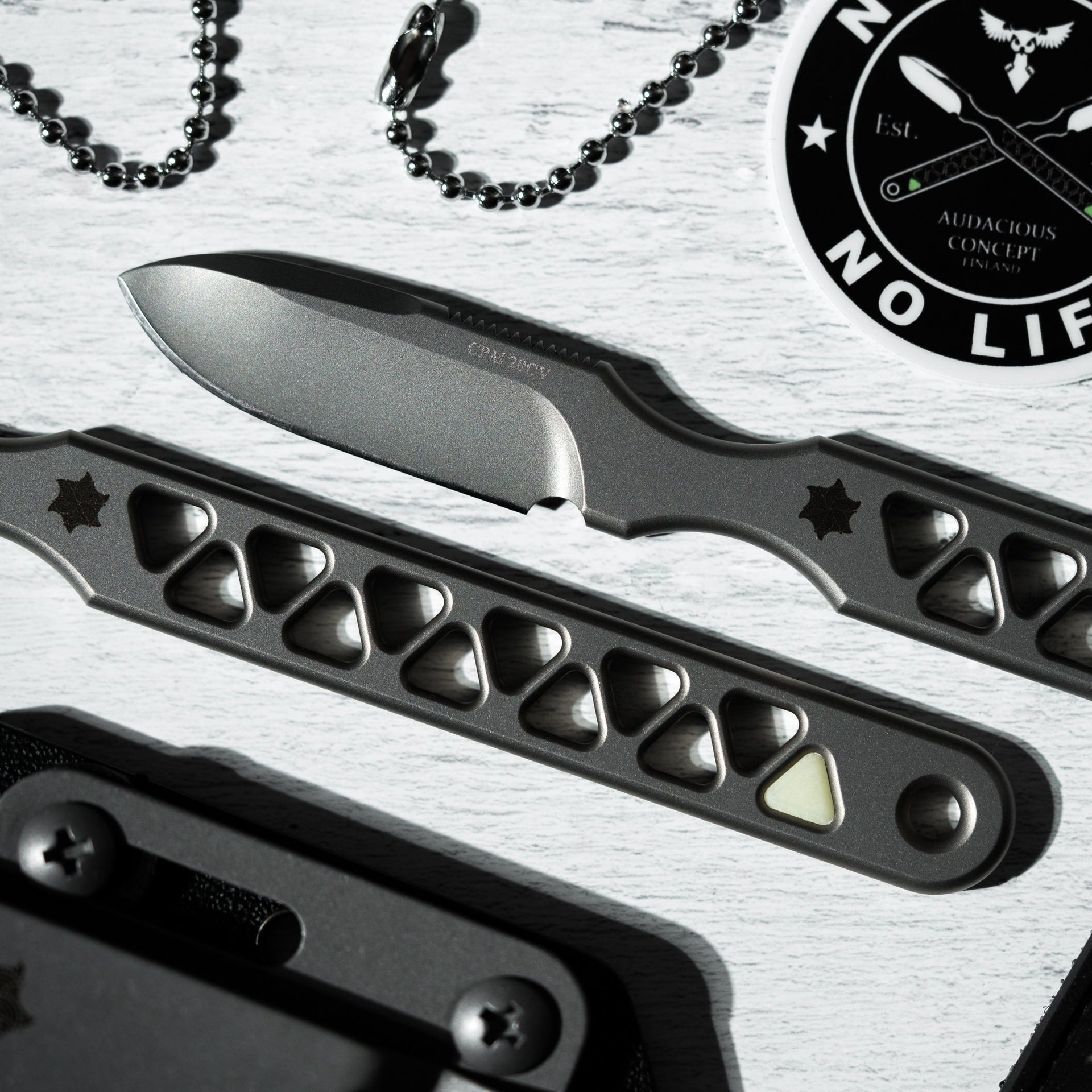 AuCon X URBAN Backcountry Scalpel V3 - Beadblasted CPM20CV – URBAN EDC®