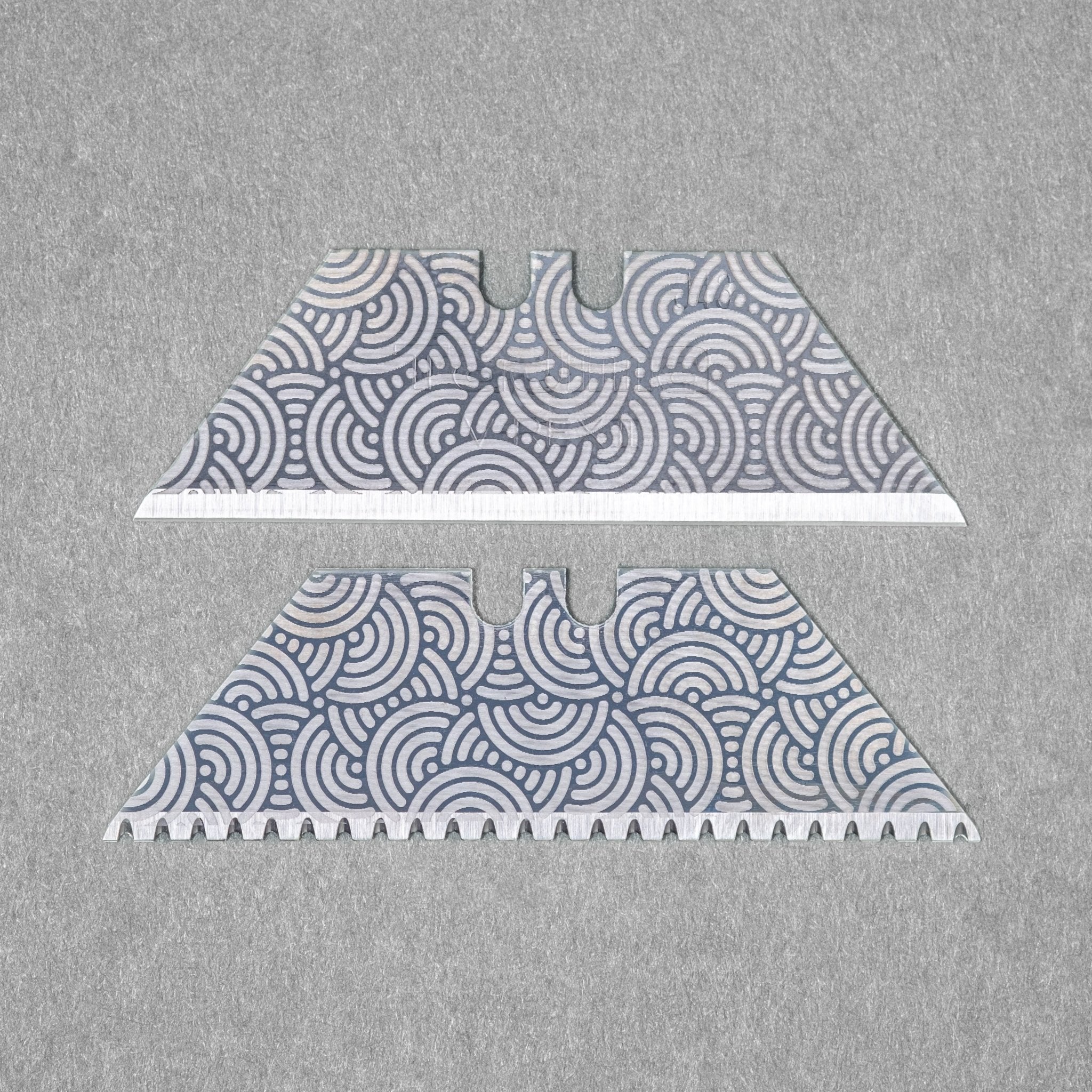 Exceed Designs x URBAN Black Chaos Seigaiha Utility Blades – URBAN EDC®