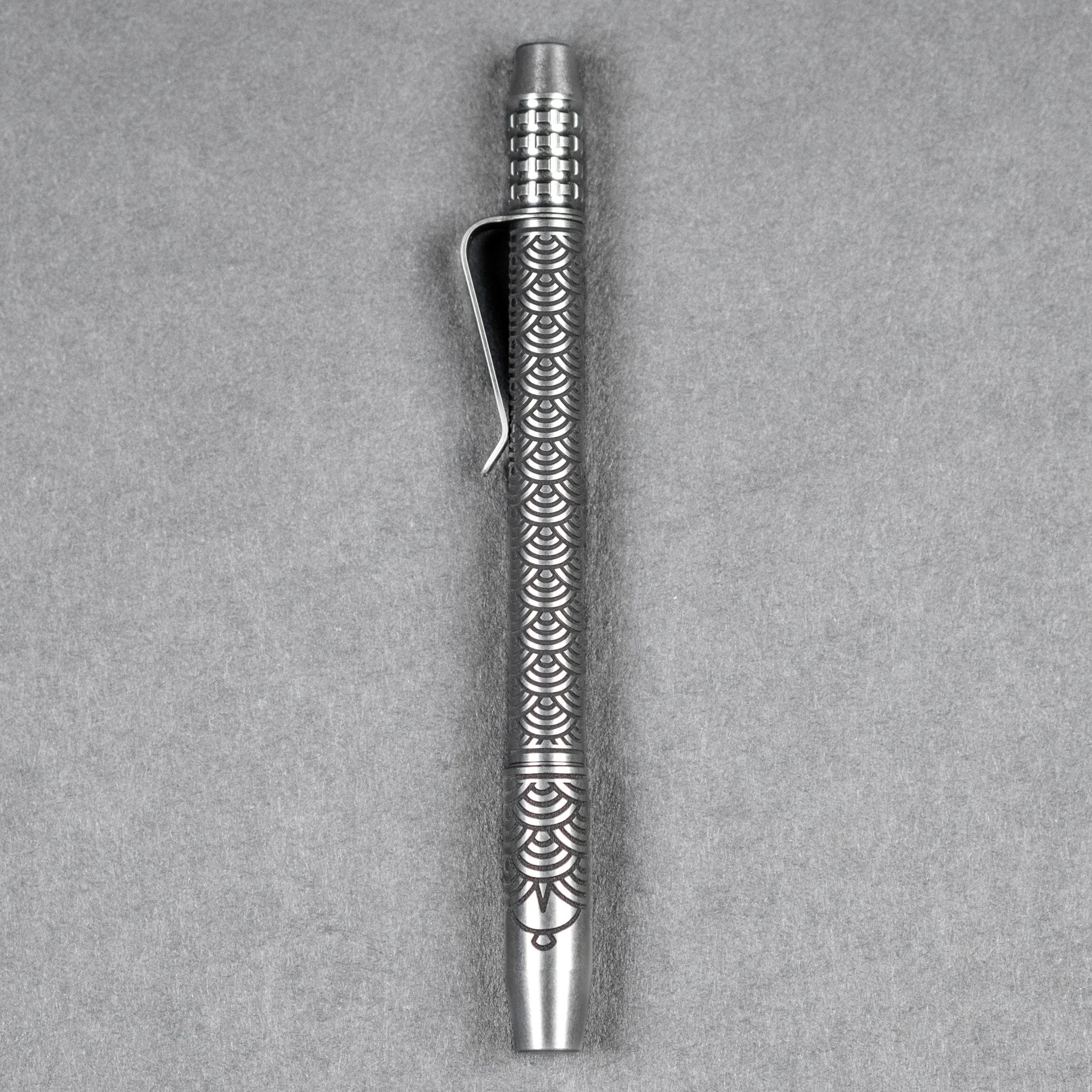 Ti2 Design x URBAN TechLiner Shorty Grid Pen - Laser Tumble Ti Seigaih ...