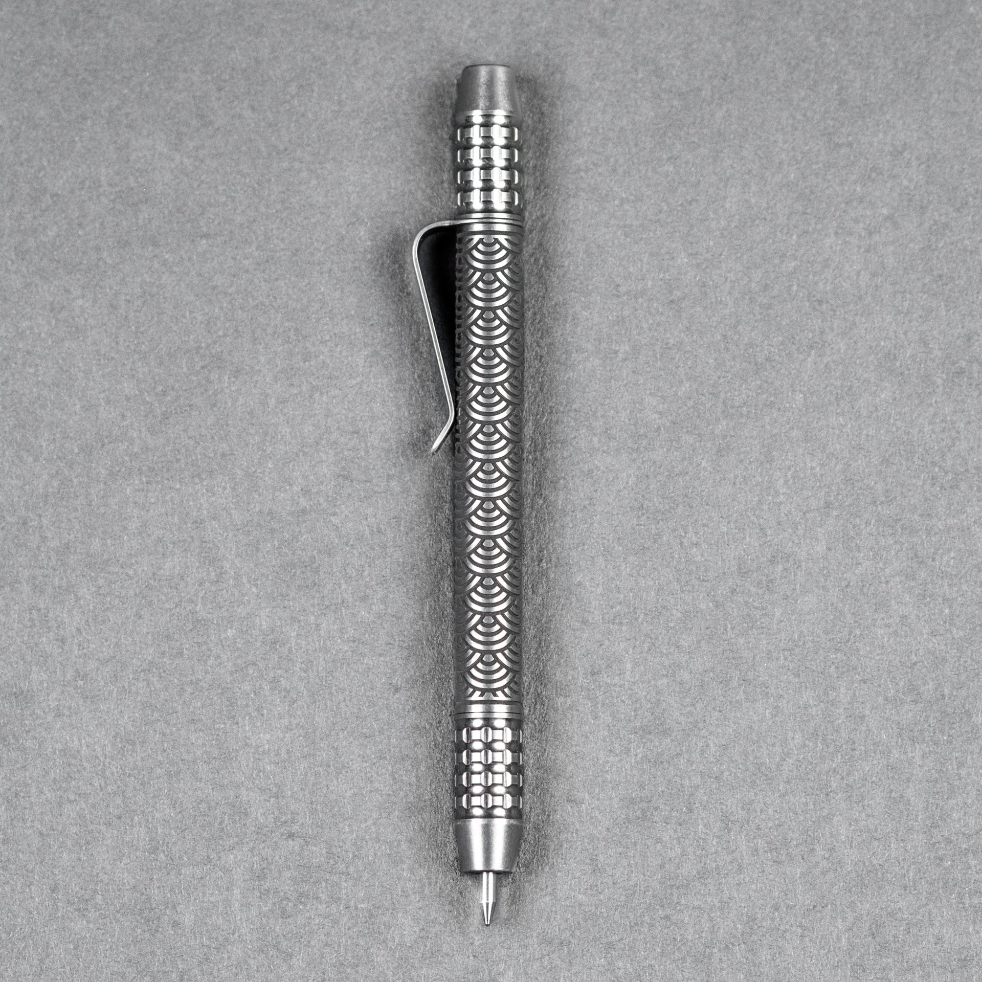 Ti2 Design x URBAN TechLiner Shorty Grid Pen - Laser Tumble Ti Seigaih ...