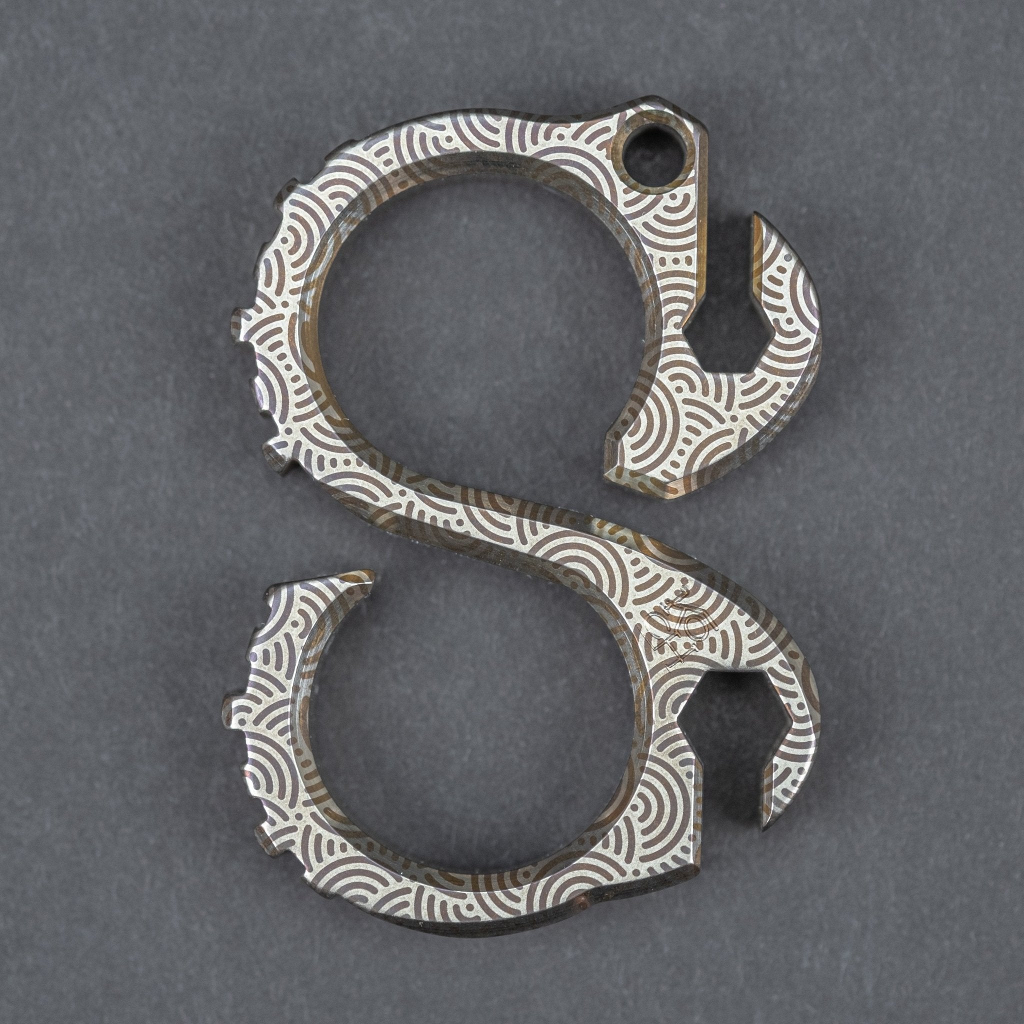 Koch Tools OG Zero Solo 3/8” - Bronze Titanium w/ WKRMN Seigaiha (Excl ...