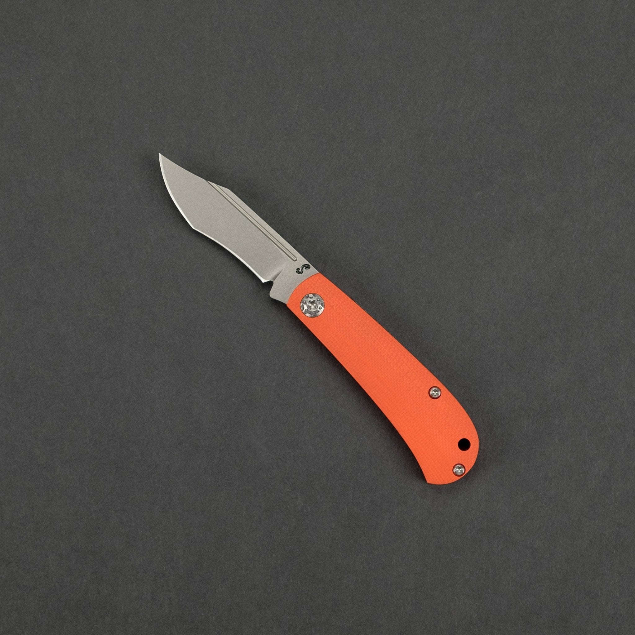 Swan Knives Mini Recurve Slipjoint - Orange G10 (Custom) | Urban EDC ...